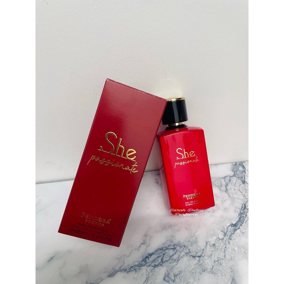 She Passionate EDP 100 ML Perfume Pendora Scents (READYSTOCK) | Shopee ...