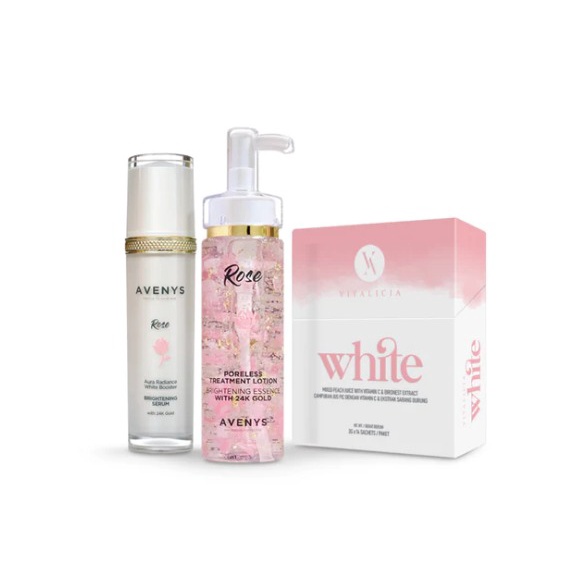 AVENYS Set Rose Putih | Shopee Malaysia