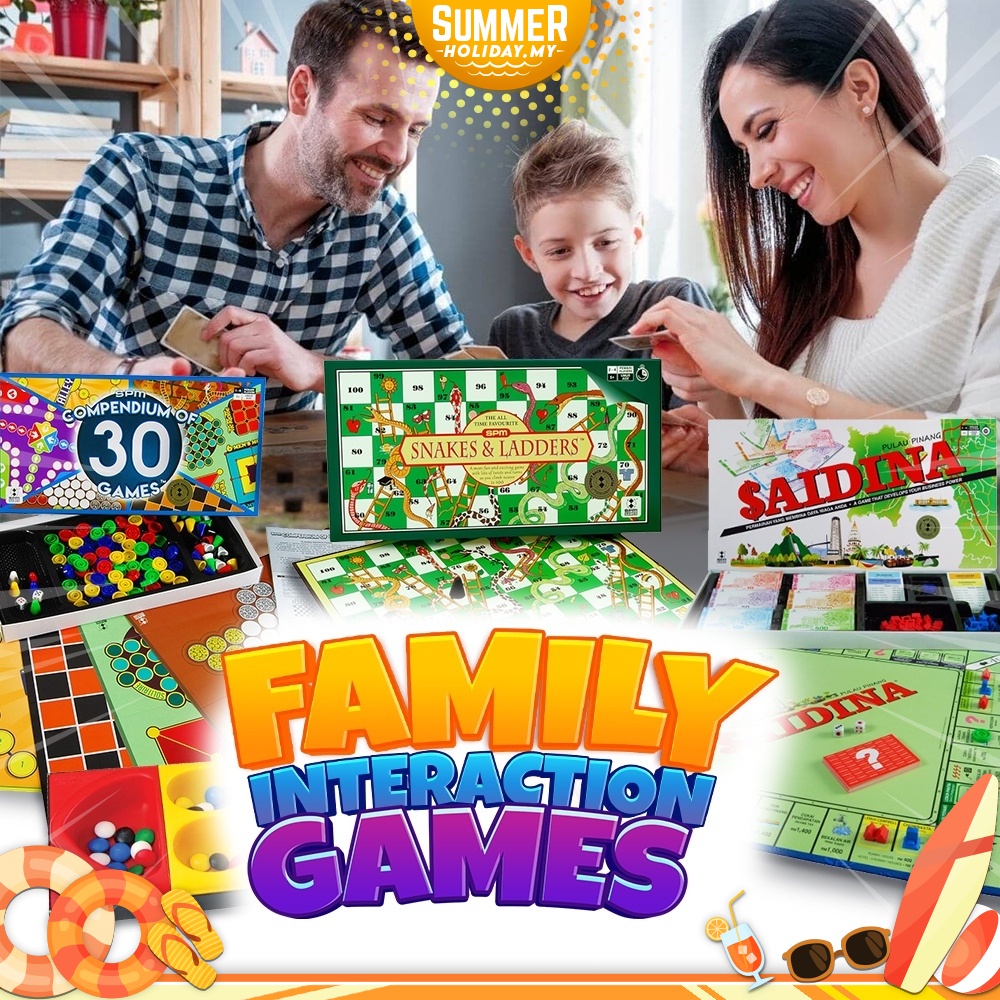 SPM Board Game Series Mainan Keluarga Papan Family Traditional Game ...