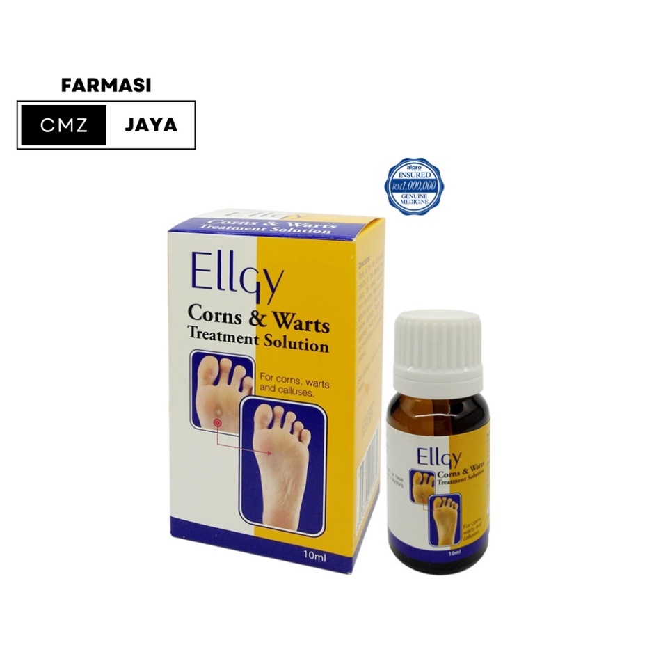 Ellgy Plus Corns & Warts Treatment Solution (10ml) | Shopee Malaysia