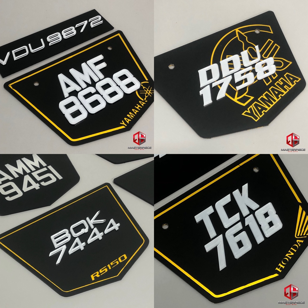 No Plate Motor Plate Motor Kristal Nombor Plate Motor Crystal Fancy ...