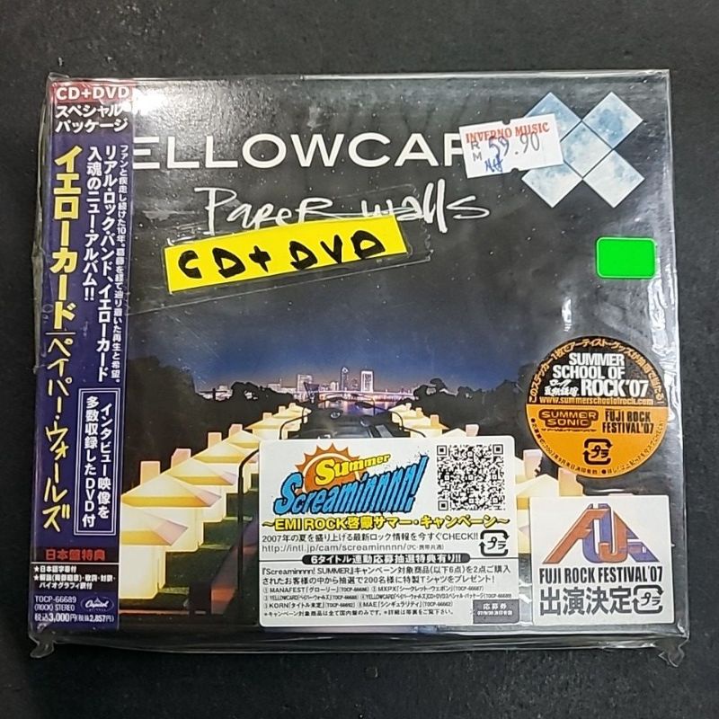 Yellowcard - Paper Walls (CD+DVD) | Shopee Malaysia