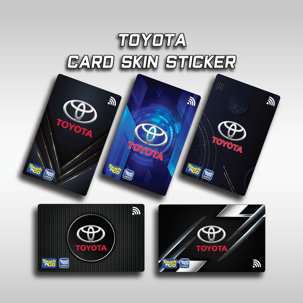 Toyota Card Skin Sticker (TnGo / Card Access / ATM Card) | Shopee Malaysia