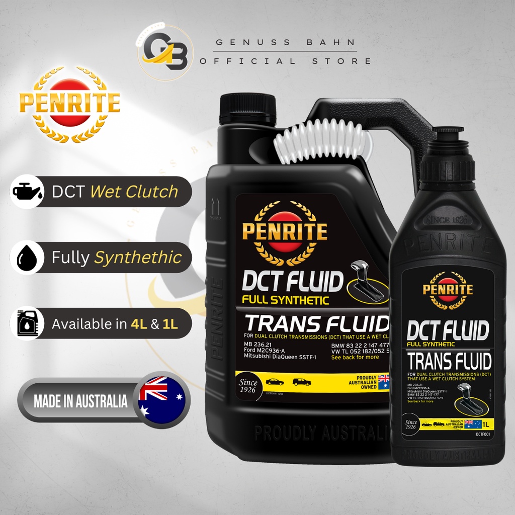 PENRITE DCT Fluid (Full Syn) DCT Gearbox Fluid WET Clutch 6-7 Speed Porsche/Volkwswagen/Audi ...