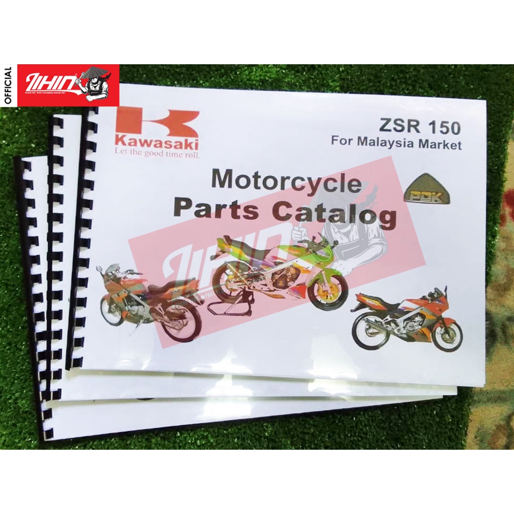 Kawasaki ZSR 150 "96 Buku Part Catalogue | Shopee Malaysia