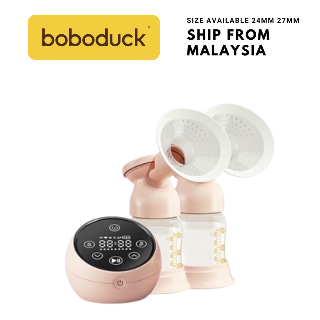 Boboduck Mia Double Electric Breast Pump Pressure Pulse Breastpump Pam ...
