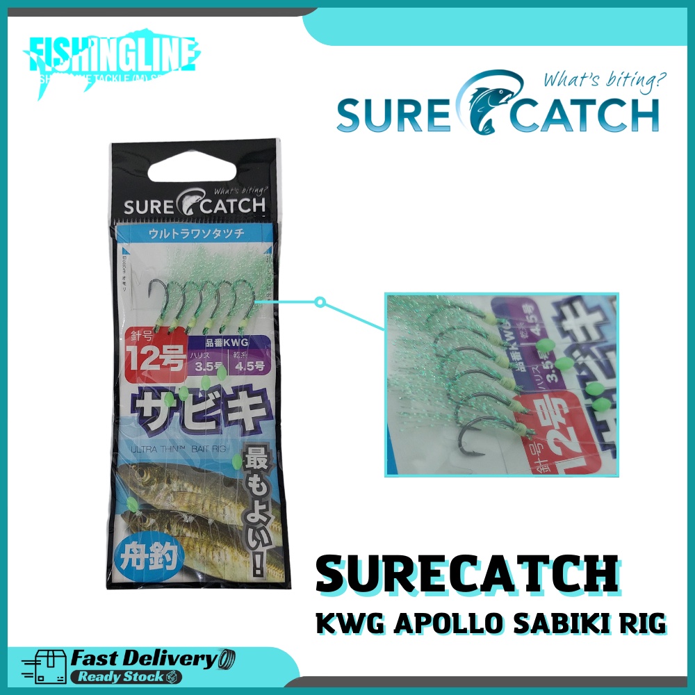 SURECATCH KWG RIG Fishing Apollo Sabiki Hook | Shopee Malaysia