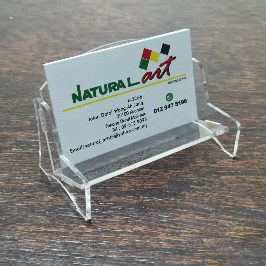 Name card holder, name card display holder, kotak name card | Shopee ...