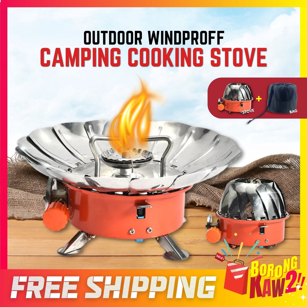BKK Mini Camping Stove Portable Butane Mini Stove Dapur Camping Mini ...