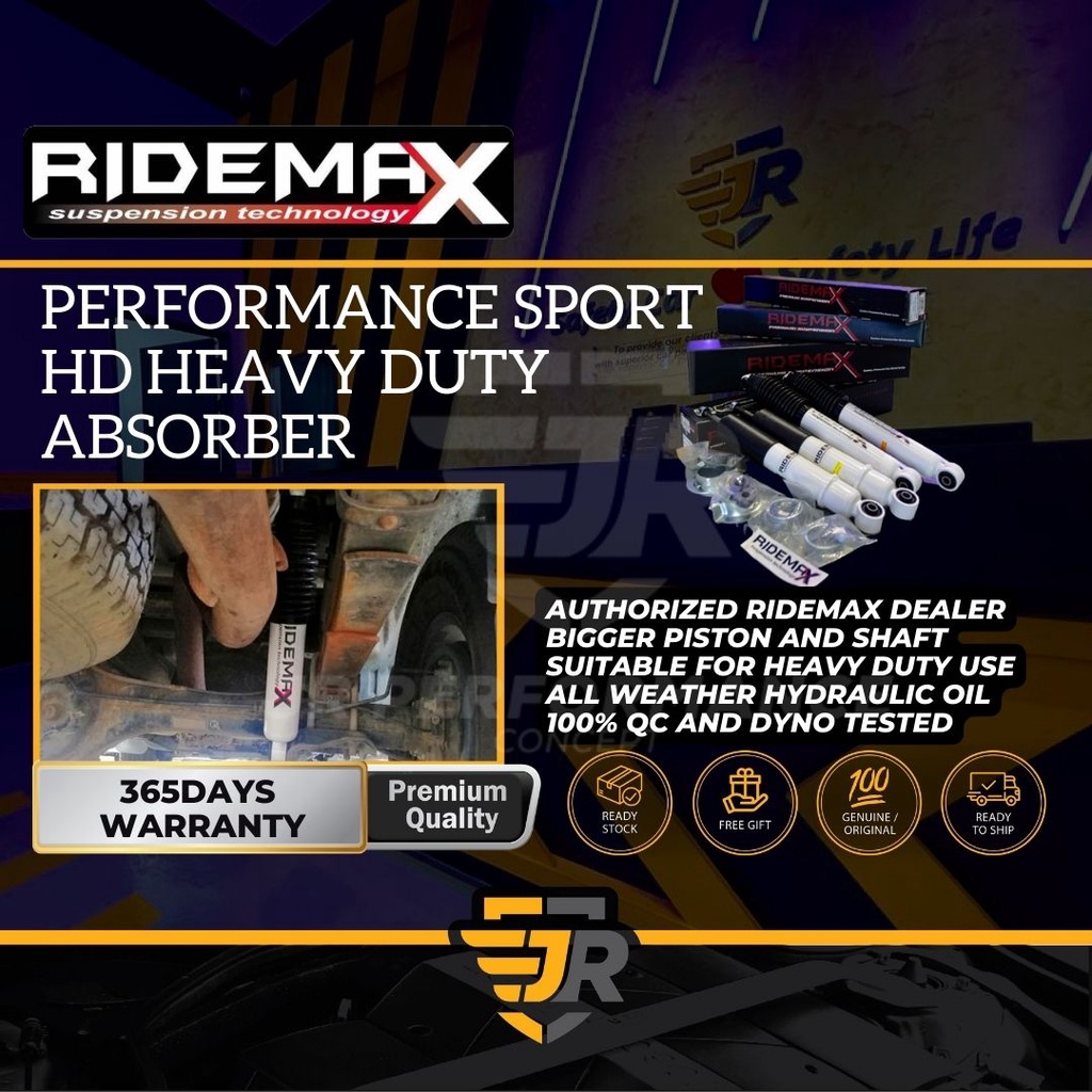 Ridemax Absorber Hilux Vigo Revo Rocco Rogue Ford Ranger Navara Dmax ...