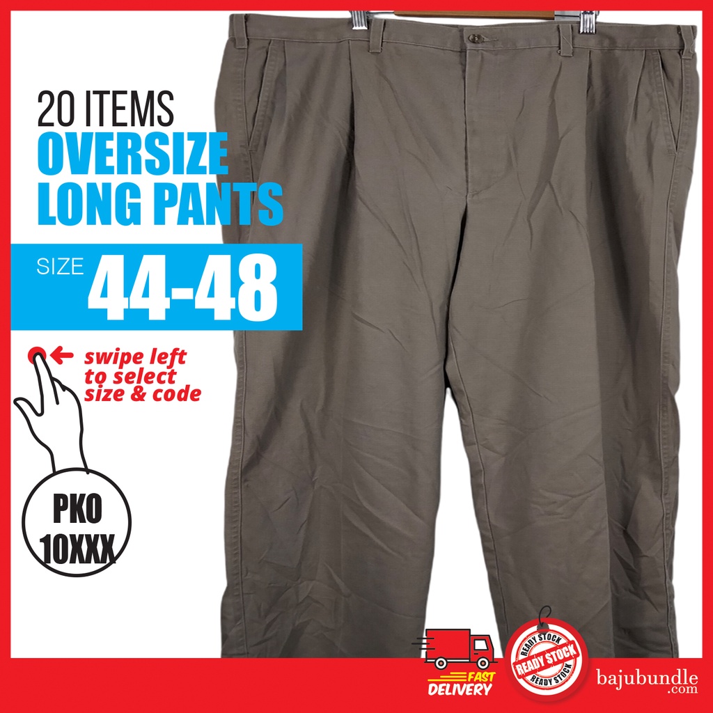 Seluar Bundle Lelaki Oversize (Size 44-48) Bundle Pants Big Size Bundle ...