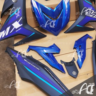 Coverset Y15 V1 V2 MX King Indo Blue Matt Ysuku Y15V1 Y15V2 Yamaha ...