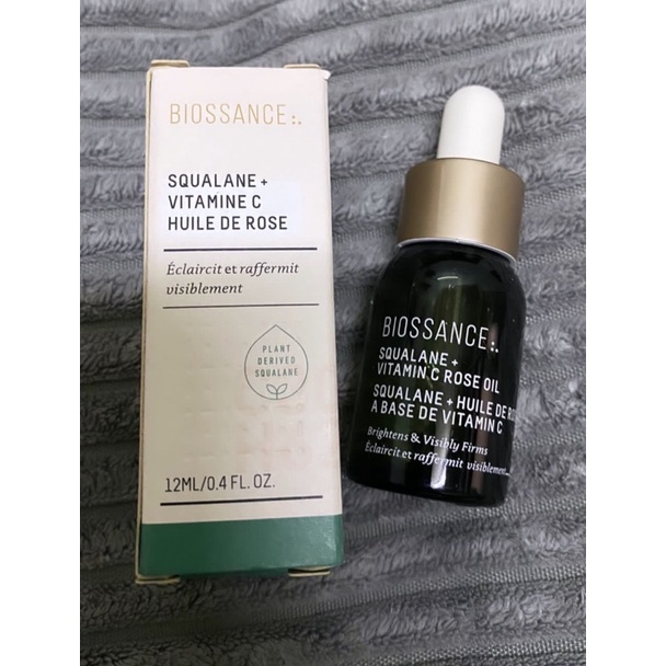 BIOSSANCE Squalane + Vitamin C Rose Oil 12ml | Shopee Malaysia