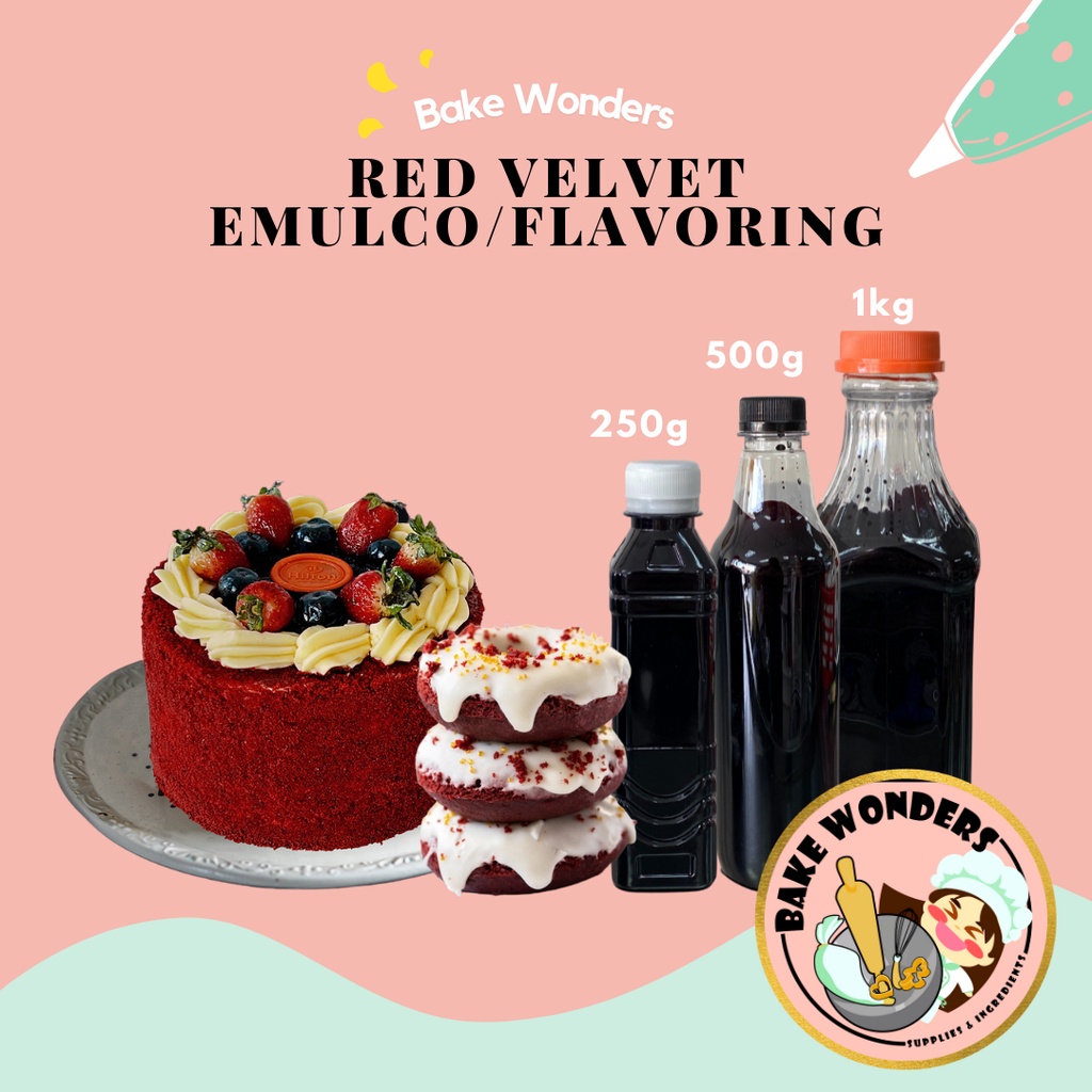 Red Velvet Emulco/ Flavor Red Velvet/ Donut Viral Red Velvet/ Red ...