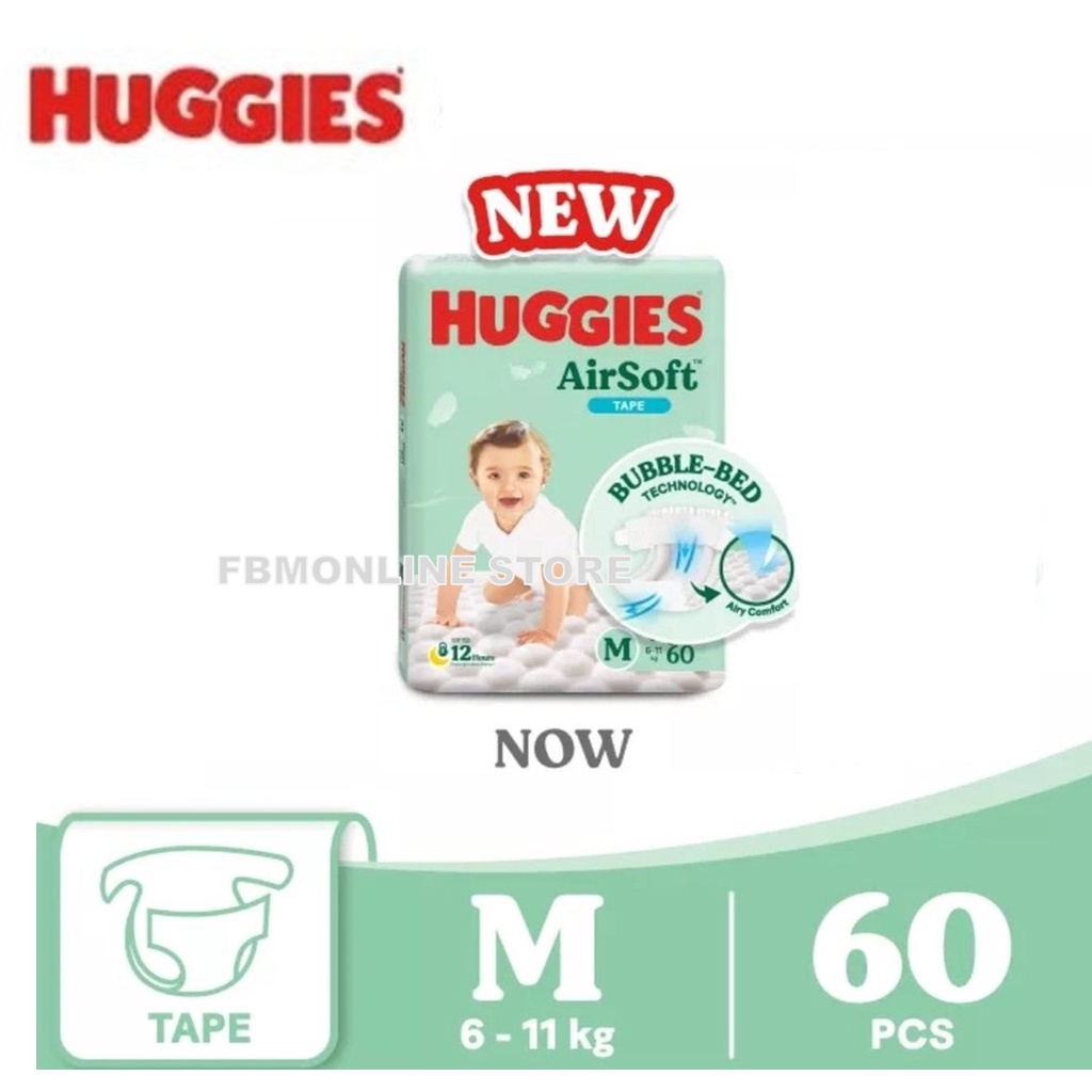 Huggies Ultra Natural Soft / Huggies Airsoft Diapers Super Jumbo Pack ...