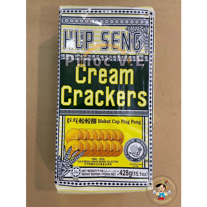 HUP SENG Cream Crackers/Biskut Cap Ping Pong (428g) | Shopee Malaysia