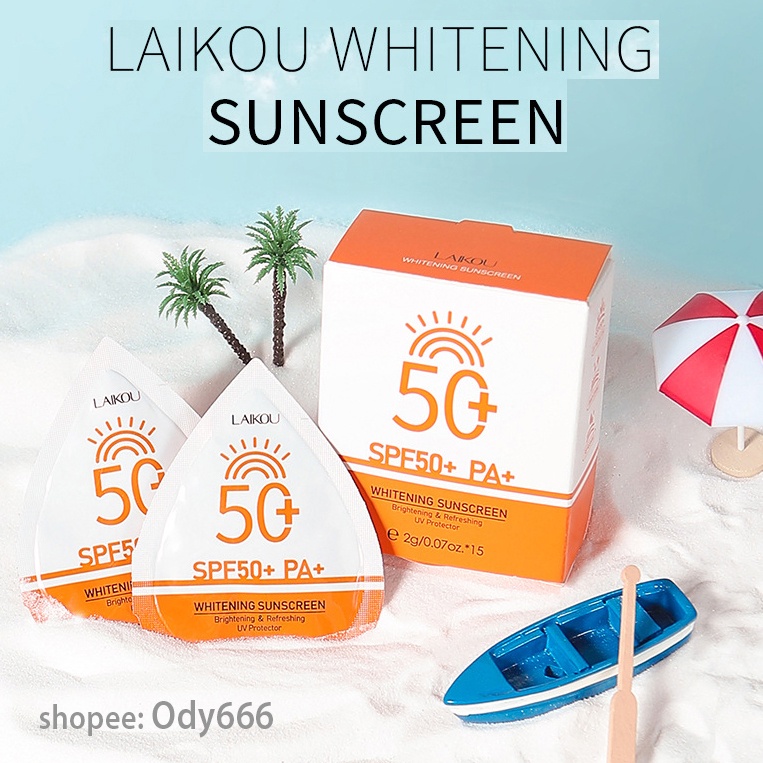 Ready Stock 🇲🇾 LAIKOU Whitening Sunscreen UV Protector Waterproof ...