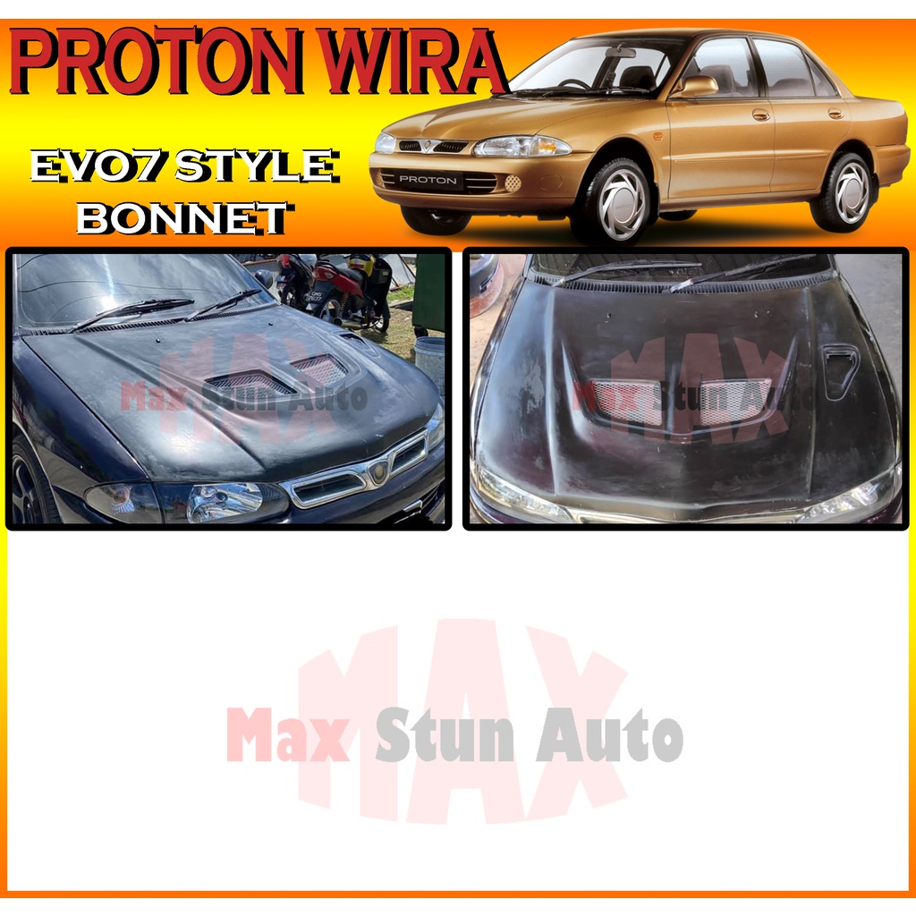 PROTON WIRA SATRIA EVO7 FRONT BONNET (E7) BONET DEPAN FOR SATRIA WIRA ...