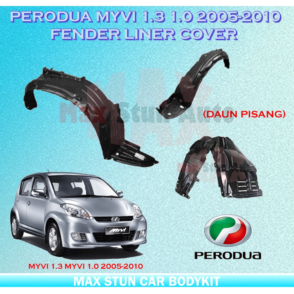 PERODUA MYVI 1ST GEN (2005-2008) FENDER INNER PROTECTOR UNDER SHIELD ...