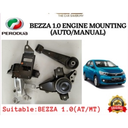 PERODUA BEZZA 1.3 AUTO TRT TCA ENGINE MOUNTING KIT 100% ORIGINAL ...