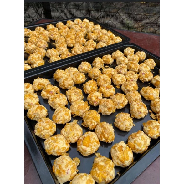Biskut Cornflakes Crunchy/Crunchy Cornflakes Ball Cookies Premium/35pcs ...