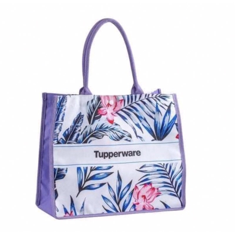 Tupperware Floral Tote Bag - Limited Edition | Shopee Malaysia