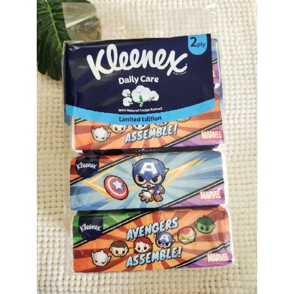 Kleenex Facial Tissue Soft Pack Limited Edition Marvel Avengers ...