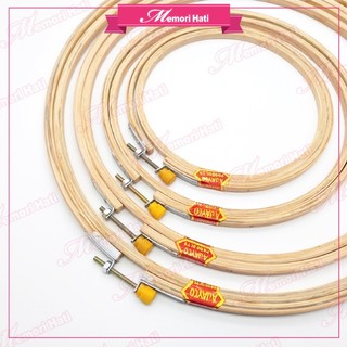 Wooden Embroidery Loop Ram Kayu Sulaman Saiz 6", 7", 8", 9", 10", 12 ...