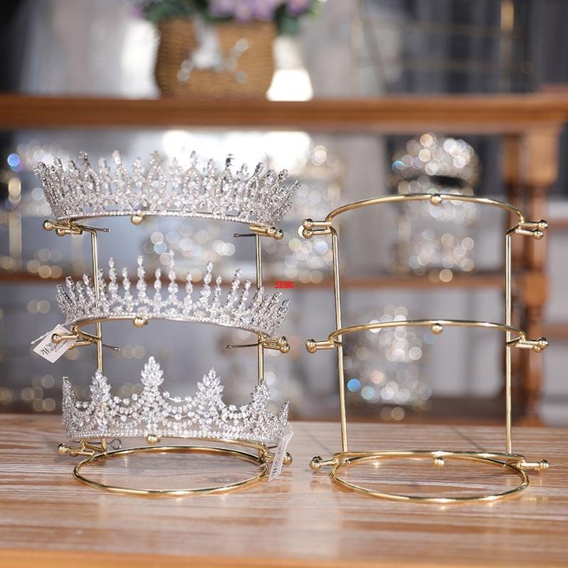 seng Wedding Tiara Support Stand Crystal Bridal Headband Display Rack ...