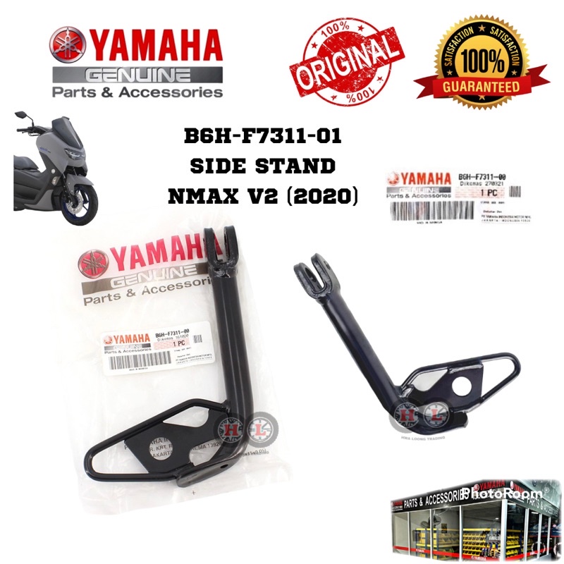 YAMAHA SIDE STAND NMAX V2 ORIGINAL ( B6H-F7311-01)- TONGKAT SATU ...