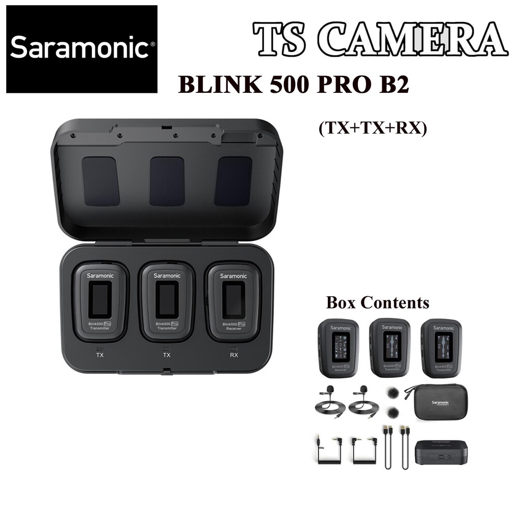 SARAMONIC BLINK500 PRO B2 / B500 B2 WIRELESS MIC BLINK500 WIRELESS ...