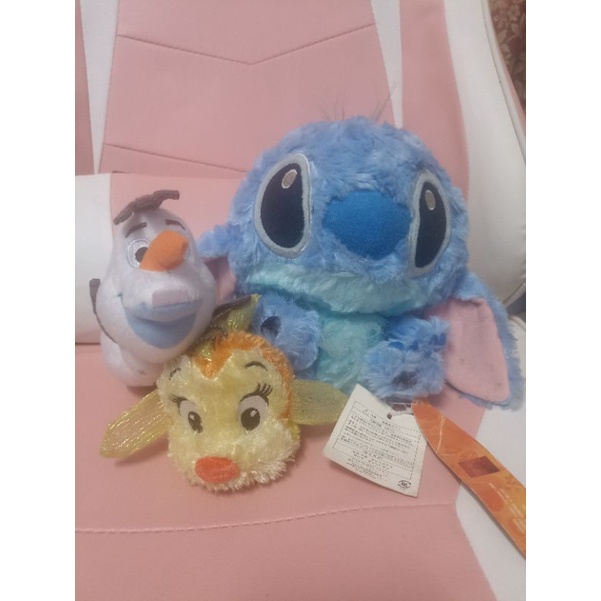 Disney Plush Frozen Olaf Lilo and Stitch Fish Keychain Small Plush Toy ...