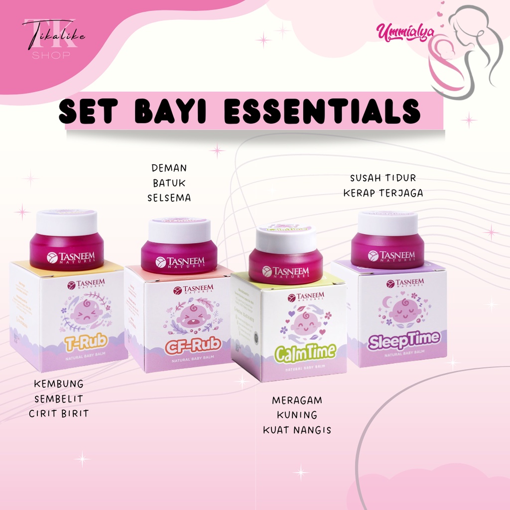 Set Bayi Essentials Tasneem Natural / Deman / Batuk / Kahak / | Shopee ...