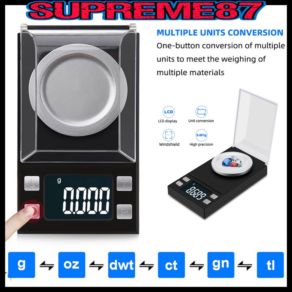 Digital precision scale for Jewelry gold Lab Weight Milligram Scale ...