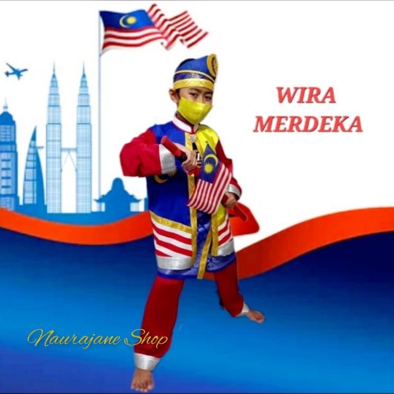 NEW 2022💥 WIRA MALAYSIA BAJU MERDEKA | Shopee Malaysia