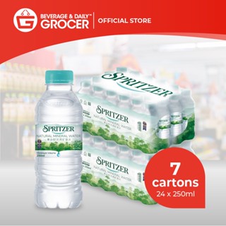Spritzer Natural Mineral Water (Shrink Pack) 24 x 250ML (168 Bottles) 7 Cartons | Shopee Malaysia
