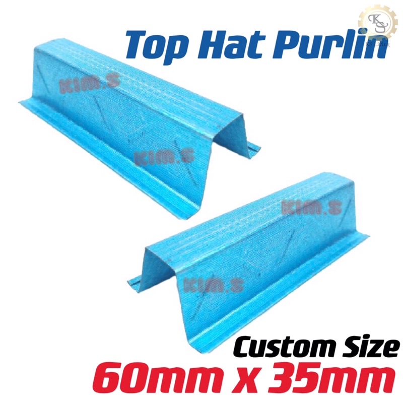 Kim.S 110mm Top Hat Purlin 35mm x 60mm Besi C-Channel C-Purlin Truss ...