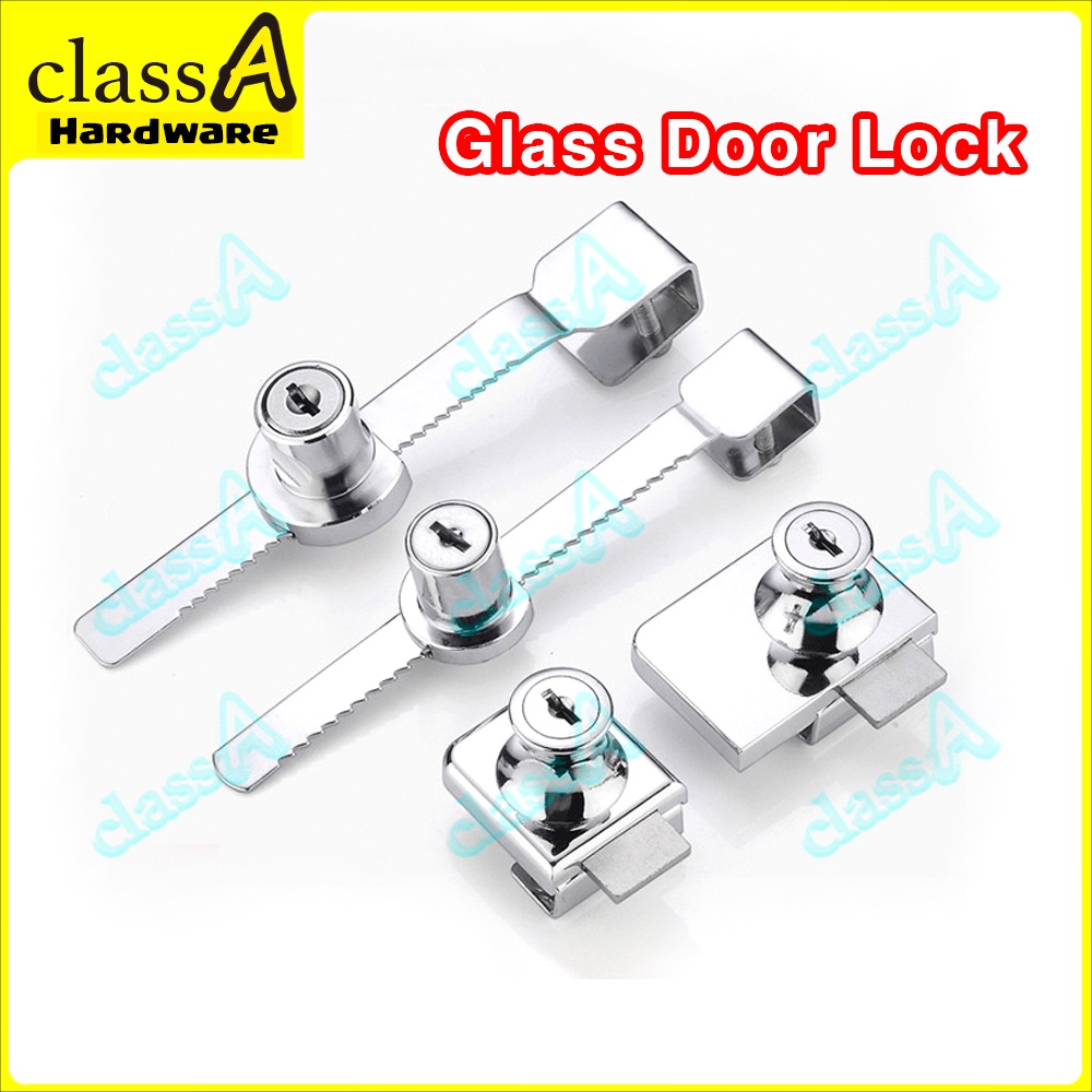 ClassAHW Glass Door Sliding Show Case Window Lock Kunci Pintu Kaca ...