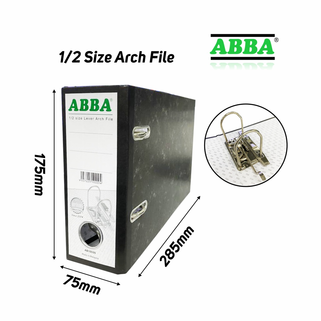 Abba Voucher File for A5 Size Filing ABBA Arch Voucher File / Ring File ...