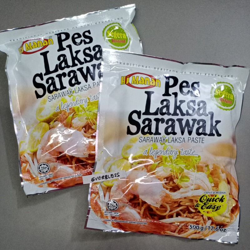 [HALAL] HJ MANAN PES 500g LAKSA SAMBAL LAKSA SARAWAK LAKSA INSTANT ...