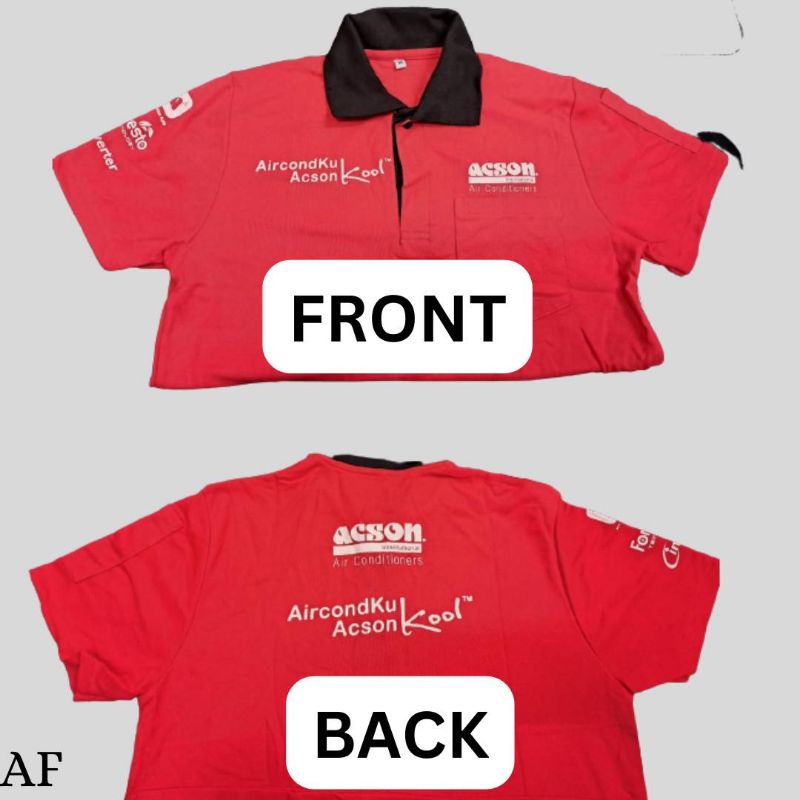 ACSON T-SHIRT R32 FORESTO BAJU KERJA AIRCOND MAN BAJU KERJA AIRCOND ...