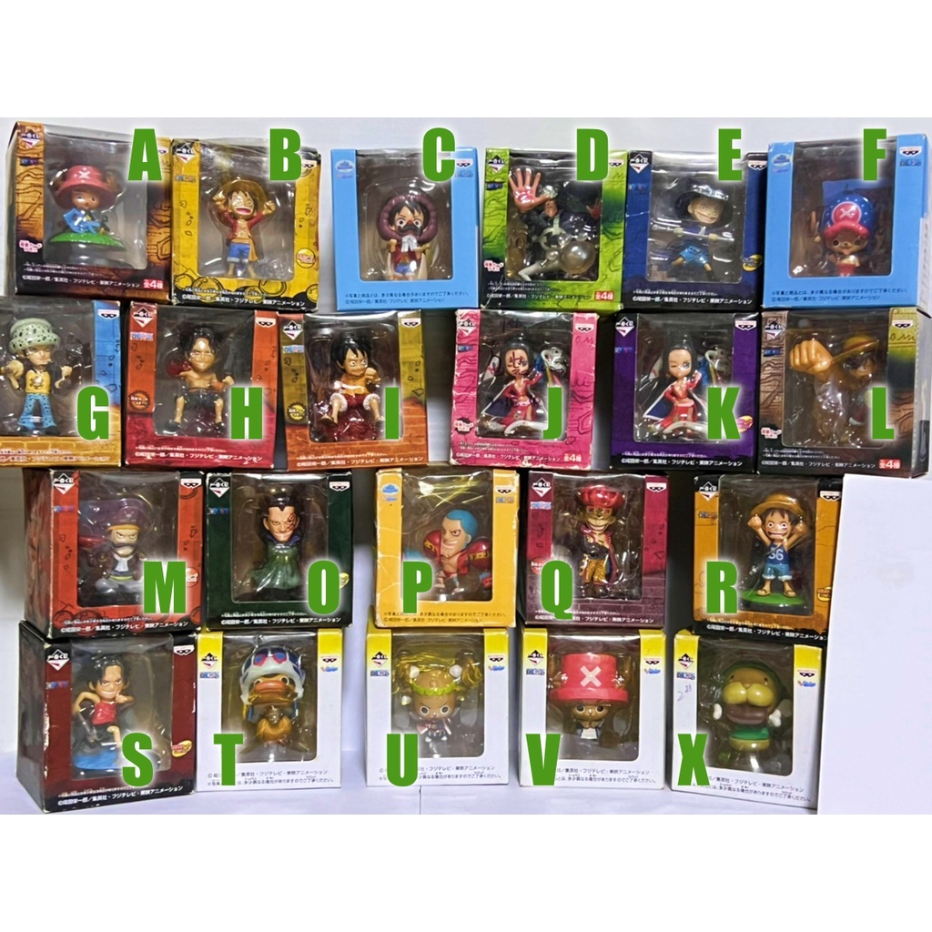One Piece Kuji Monkey D. Luffy Boa Hancock Kuma Bear Chopeer Eustass ...
