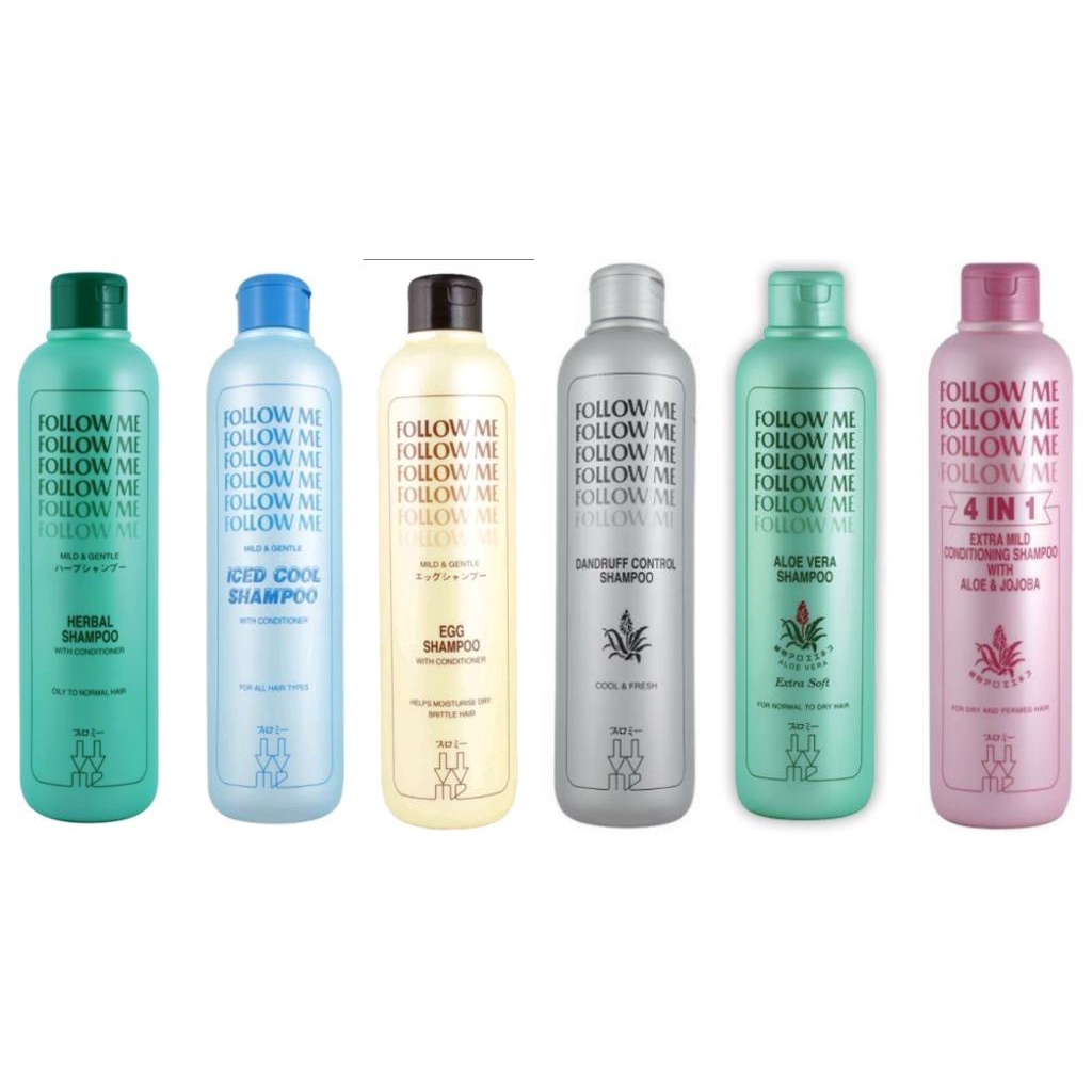Follow Me Hair Shampoo 960ml (Dandruff Control/Aloe Vera/Aloe &Jojoba ...