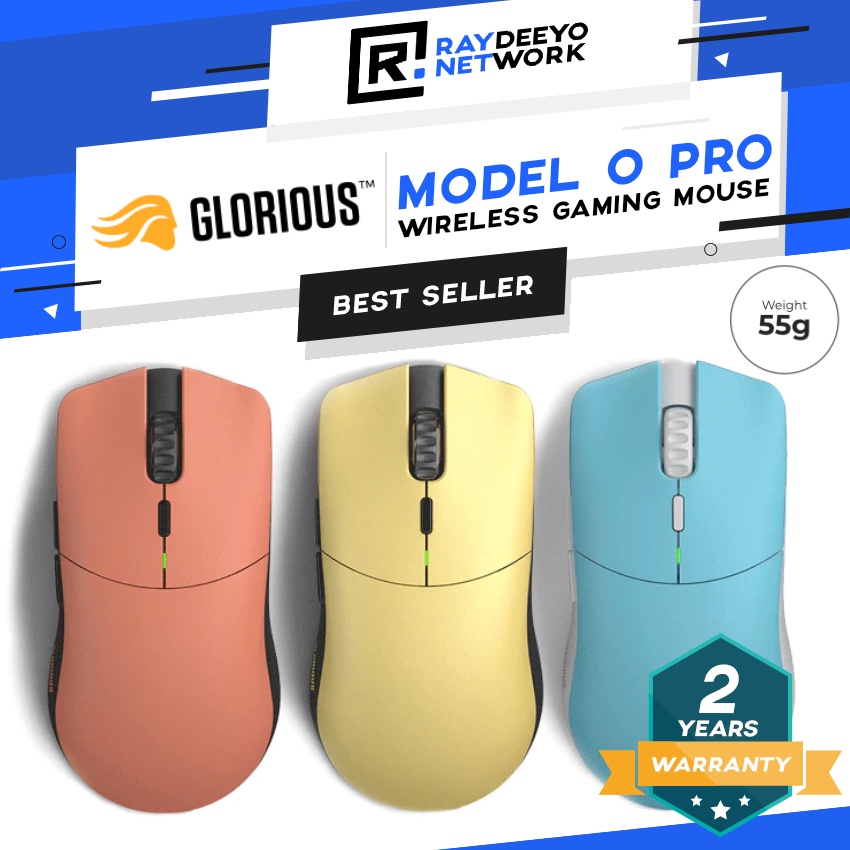 Glorious Model O Pro Wireless Gaming Mouse [55g/19000 DPI/6 Remappable ...