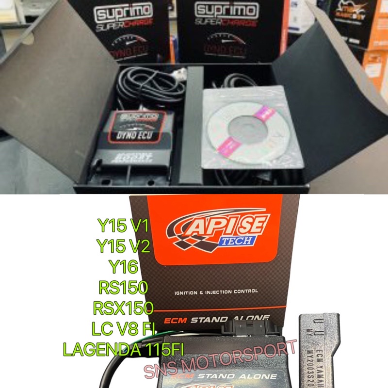 SUPRIMO ECU APITECH ECU Y15 RS150 SUPRIMO DYNO ECU WITH 4 MAP ECU Y15 ...