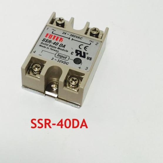 Ssr 40A SSR-40DA Solid State Relay DC-AC 220V Contact Relay SSR-40-DA ...
