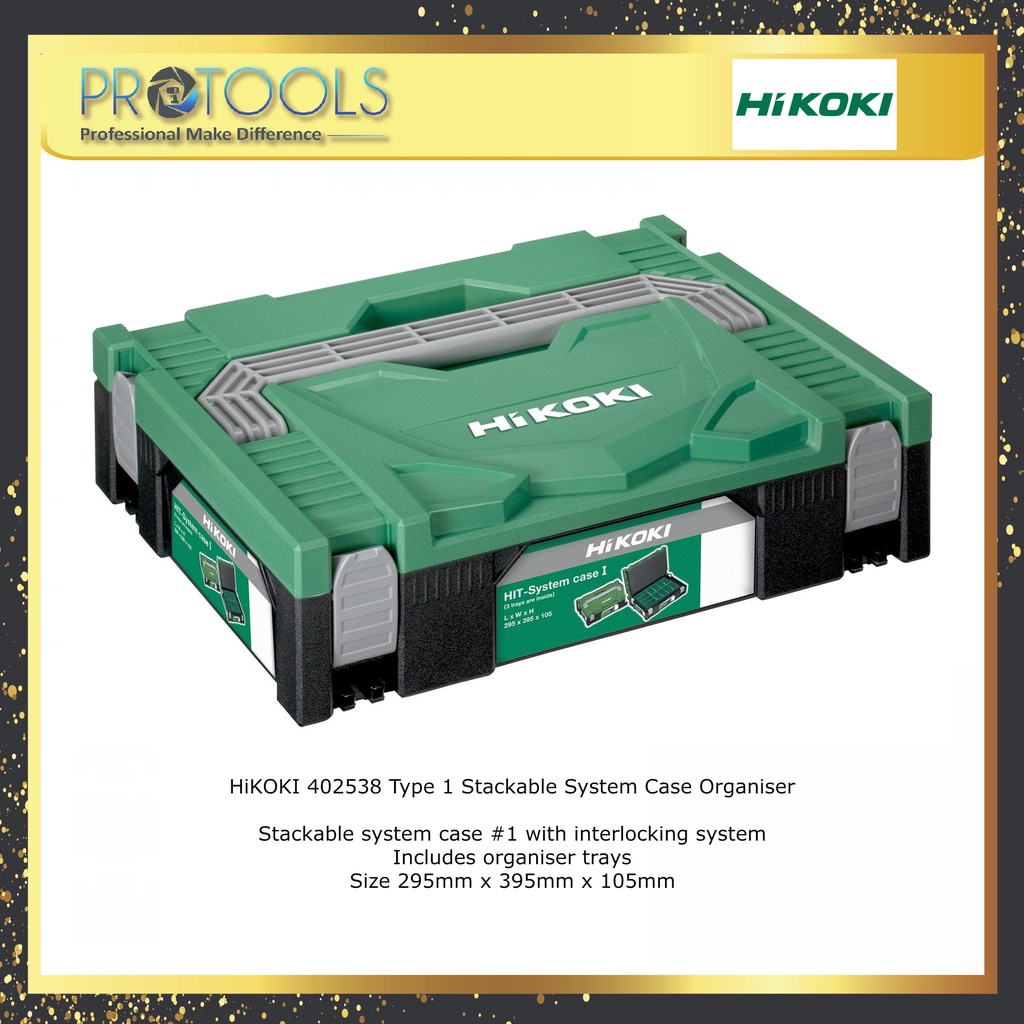HiKOKI 402538 Type 1 Stackable System Case Organiser | Shopee Malaysia
