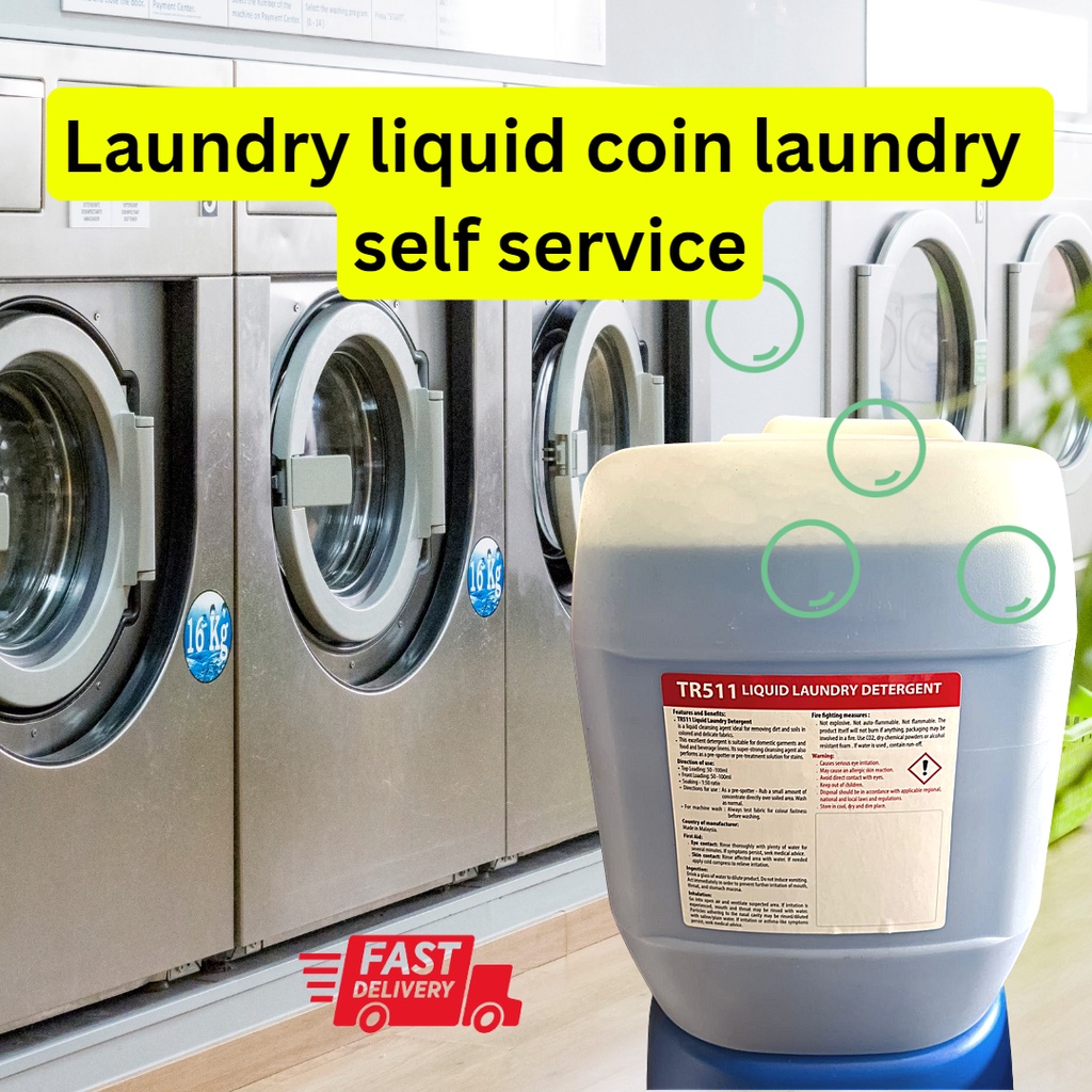 Laundry liquid coin laundry self service 20KG Sabun dobi layan diri ...