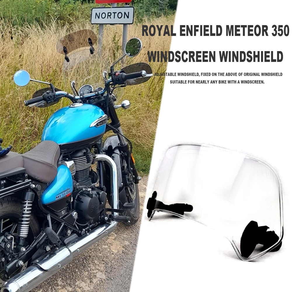 Universal Motorcycle Windshield Extension Spoiler Windscreen Air ...