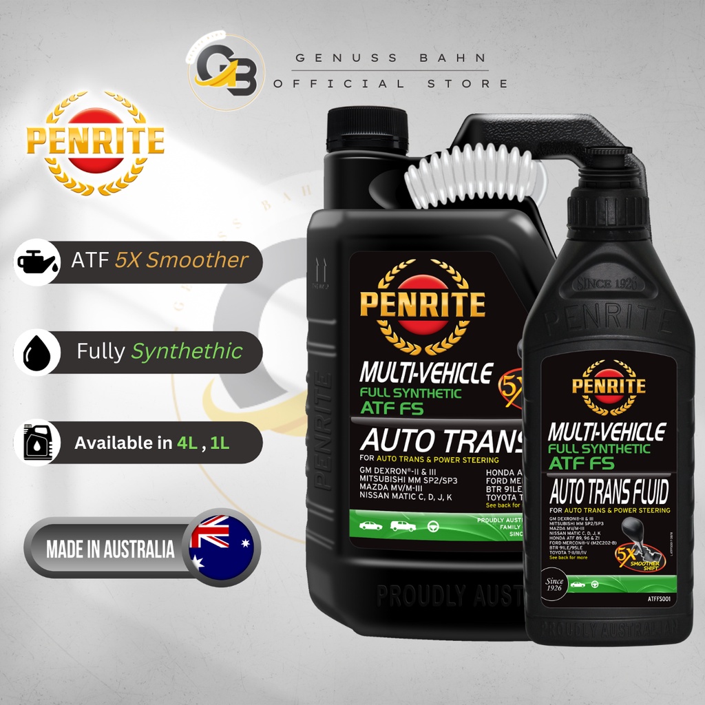 PENRITE ATF FS (Full Synthetic) - Auto Transmission Oil Fluid Dexron III Dexron VI , 4/5/6 Speed ...
